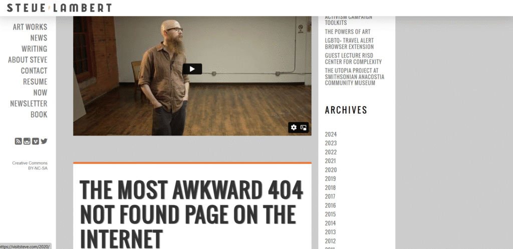 The Best 404 Pages: 30 Most Creative Examples - Tattvam Media