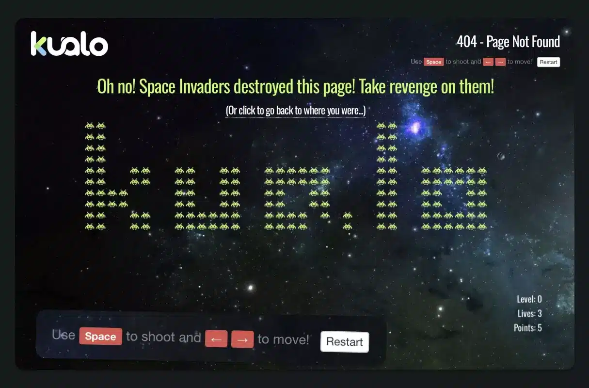 The Best 404 Pages: 30 Most Creative Examples - Tattvam Media